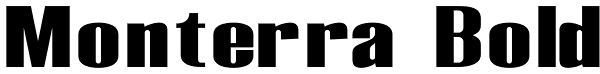 Monterra Font | Font Spy