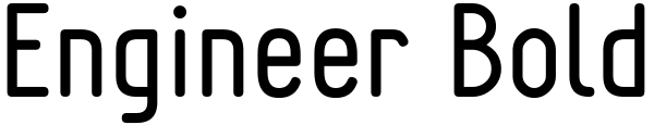 Engineer Font | Font Spy