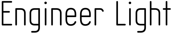 Engineer Font | Font Spy