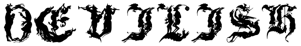 Font Spy | Devilish Font