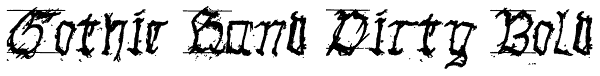 Font Spy | Gothic Hand Dirty Font