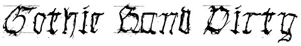 Font Spy | Gothic Hand Dirty Font