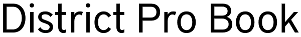 District Pro Font | Font Spy