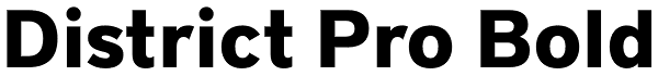 Font Spy | District Pro Font