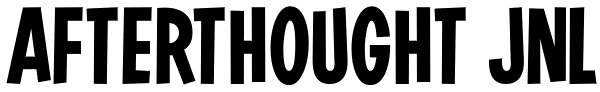 Afterthought JNL Font | Font Spy