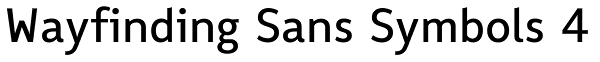 Font Spy | Wayfinding Sans Symbols Font