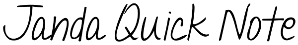 Janda Quick Note Font | Font Spy