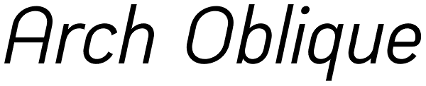 Arch Font