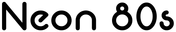 Neon 80s Font | Font Spy