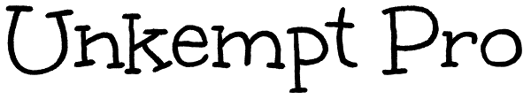 Unkempt Pro Font | Font Spy