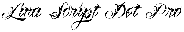 Font Spy | Lina Script Pro Font