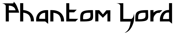 Phantom Lord Font | Font Spy