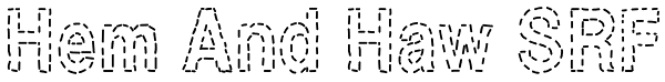 Font Spy | Hem And Haw SRF Font