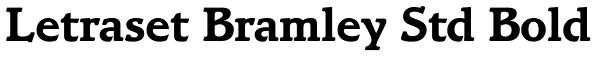 Letraset Bramley Font | Font Spy