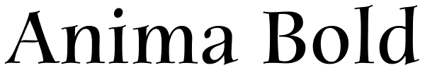 ITC Anima Font | Font Spy