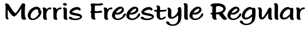 Morris Freestyle Font | Font Spy