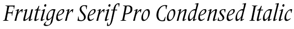 Frutiger Serif Pro Font | Font Spy