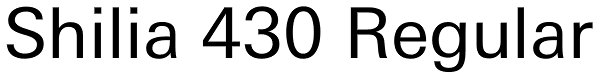Shilia Font | Font Spy