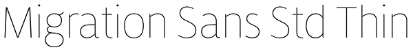 ITC Migration Sans Font | Font Spy