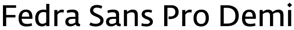 Fedra Sans Pro Font | Font Spy