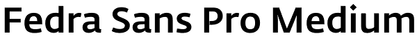 Fedra Sans Pro Font | Font Spy