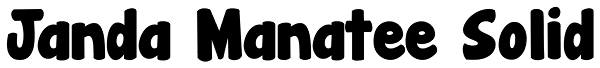 Janda Manatee Font | Font Spy