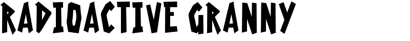 Radioactive Granny Font Free Download | Font Spy