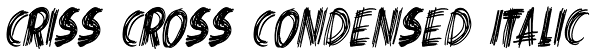 Font Spy | Criss Cross Font