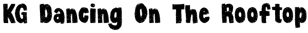 KG Party On The Rooftop Font | Font Spy
