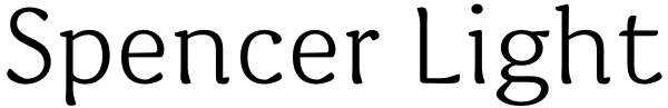 Spencer Font | Font Spy