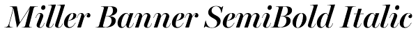 Miller Banner Font | Font Spy