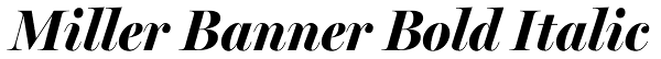 Miller Banner Font | Font Spy