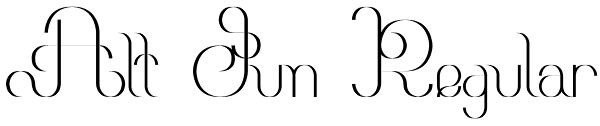 ALT Jun Font | Font Spy