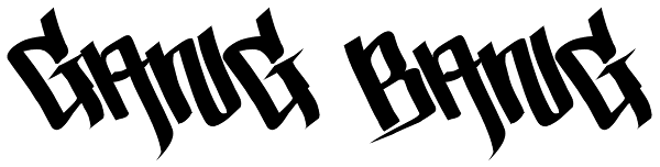 Gang Bang Font | Font Spy
