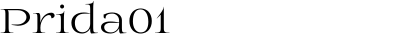 Prida01 Font Free Download | Font Spy