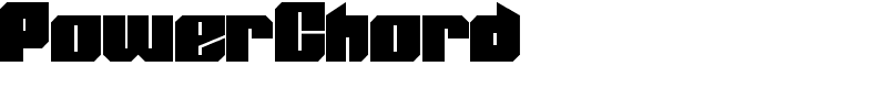Power Chord Font Free Download | Font Spy