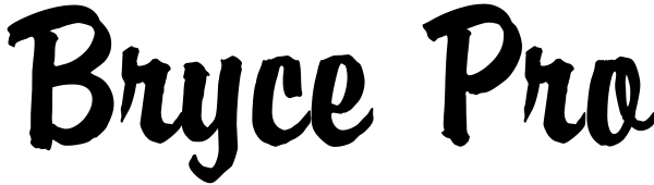 Bryce Pro Font | Font Spy