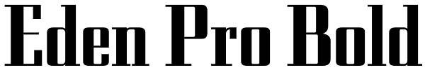 Font Spy | Eden Pro Font
