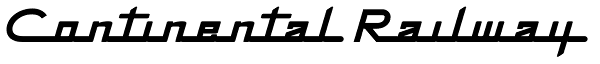 Continental Railway Font | Font Spy