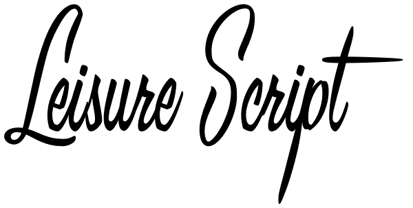 Leisure Script Font | Font Spy