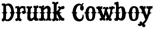 Drunk Cowboy Font
