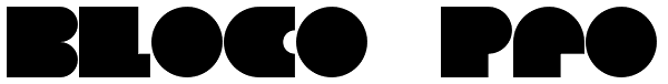 Bloco Pro Font | Font Spy