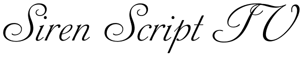 Font Spy | Siren Script Font