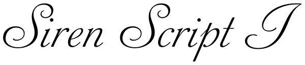 Font Spy | Siren Script Font