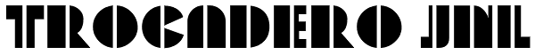 Trocadero JNL Font | Font Spy