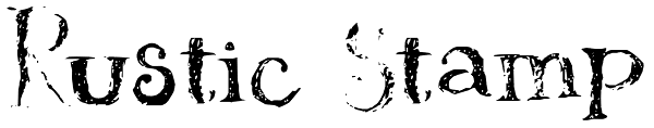 Rustic Stamp Font | Font Spy