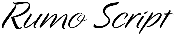 Rumo Script Font | Font Spy