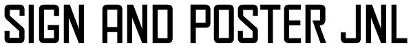 Sign And Poster JNL Font | Font Spy