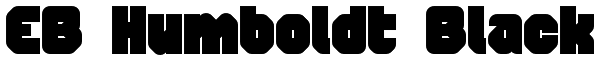 EB Humboldt Font | Font Spy