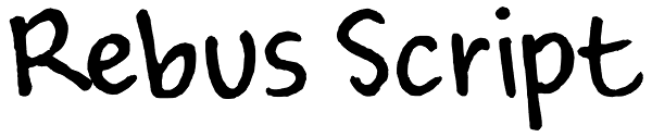 Rebus Script Font | Font Spy